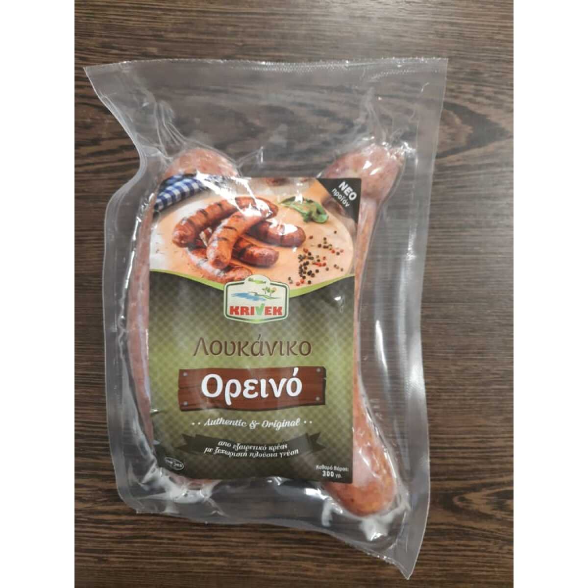 ΛΟΥΚΑΝΙΚΟ ΟΡΕΙΝΟ (ΧΩΡΙΑΤΙΚΟ) 300gr KRIVEK - E-BIOS | Εκλεκτά προϊόντα ...