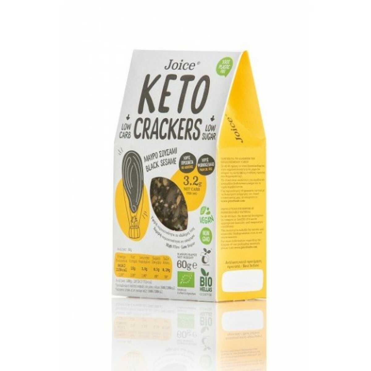 KETO CRACKER BLACK SESAME JOICE FOODS 120gr - E-BIOS | Εκλεκτά προϊόντα ...