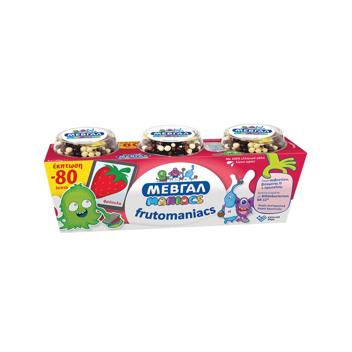 ΕΠΙΔΟΡΠΙΟ FRUTOMANIACS ΦΡΑΟΥΛΑ&ΣΟΚ. (3x140gr) -0,80€ - E-BIOS | Εκλεκτά ...